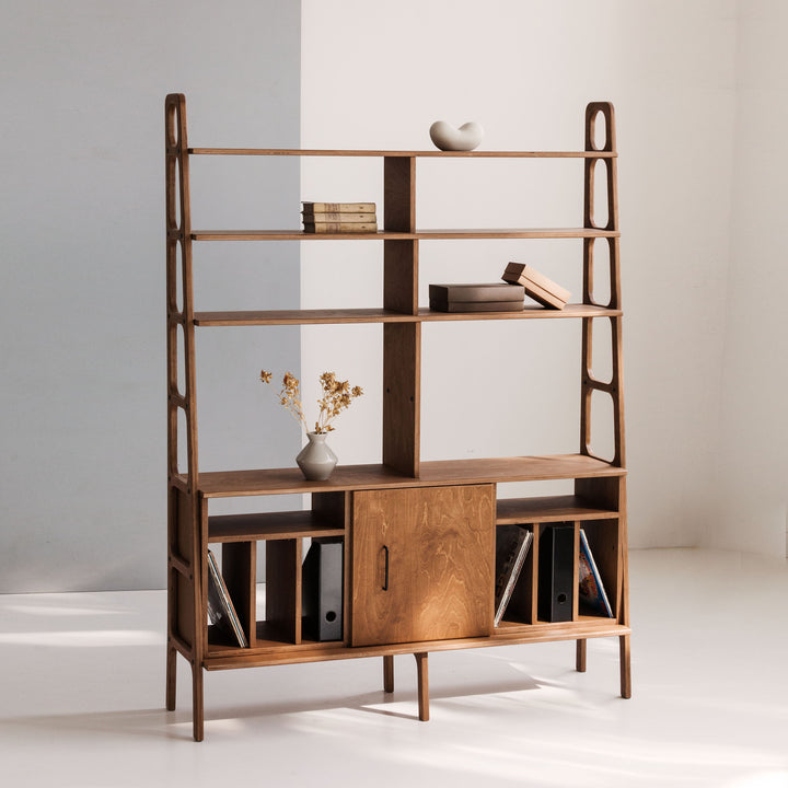 Mid Century Modern Bookcase - PwoodPro