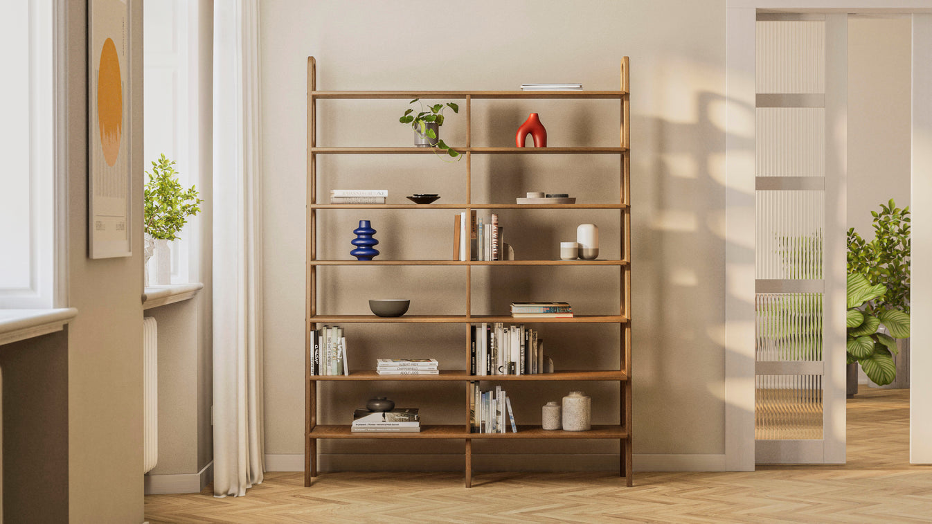 Maxi Bookcase: king of shelves, master of organizing your books.